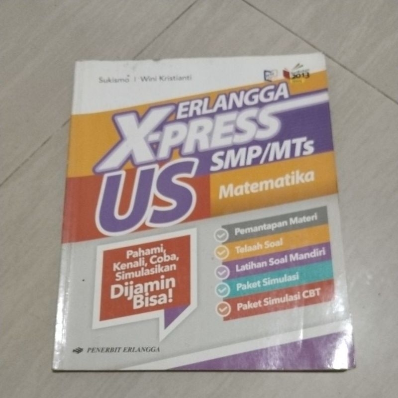 ORI X-PRESS US SMP MATHEMATICS PUBLISHER ERLANGGA REVISED EDITION ...