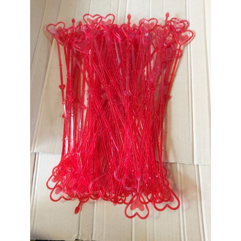Heart Card Stick/Greeting Card Handle/Plastic Stick SC001 (10 Pcs ...
