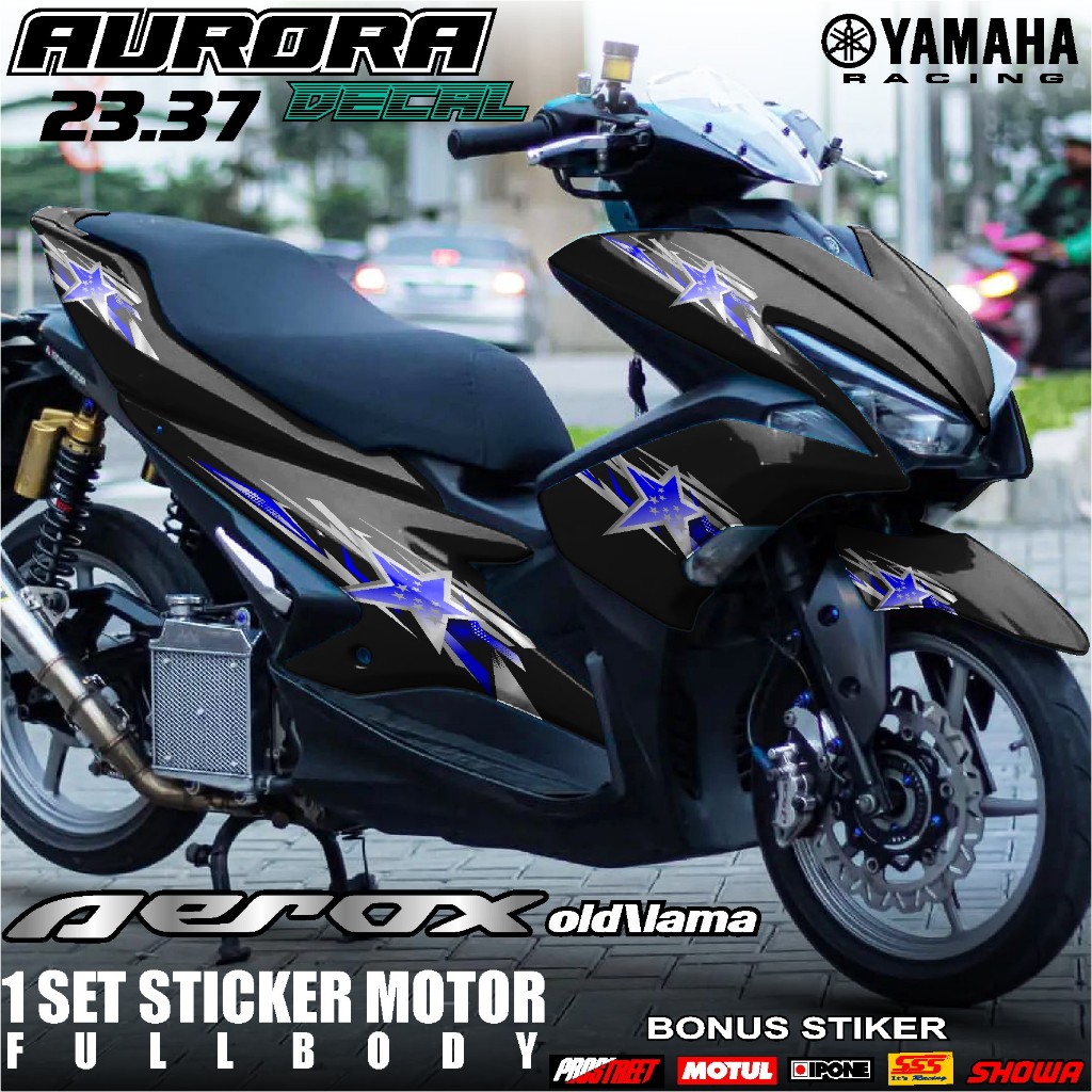 NEWEST decal STICKER aerox 155 OLD FULL BODY DESIGN SIMPLE LATEST ...