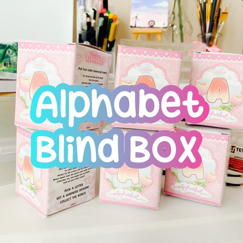 Alphabet Blind Box • Atier Letter Blind Box | Shopee Philippines