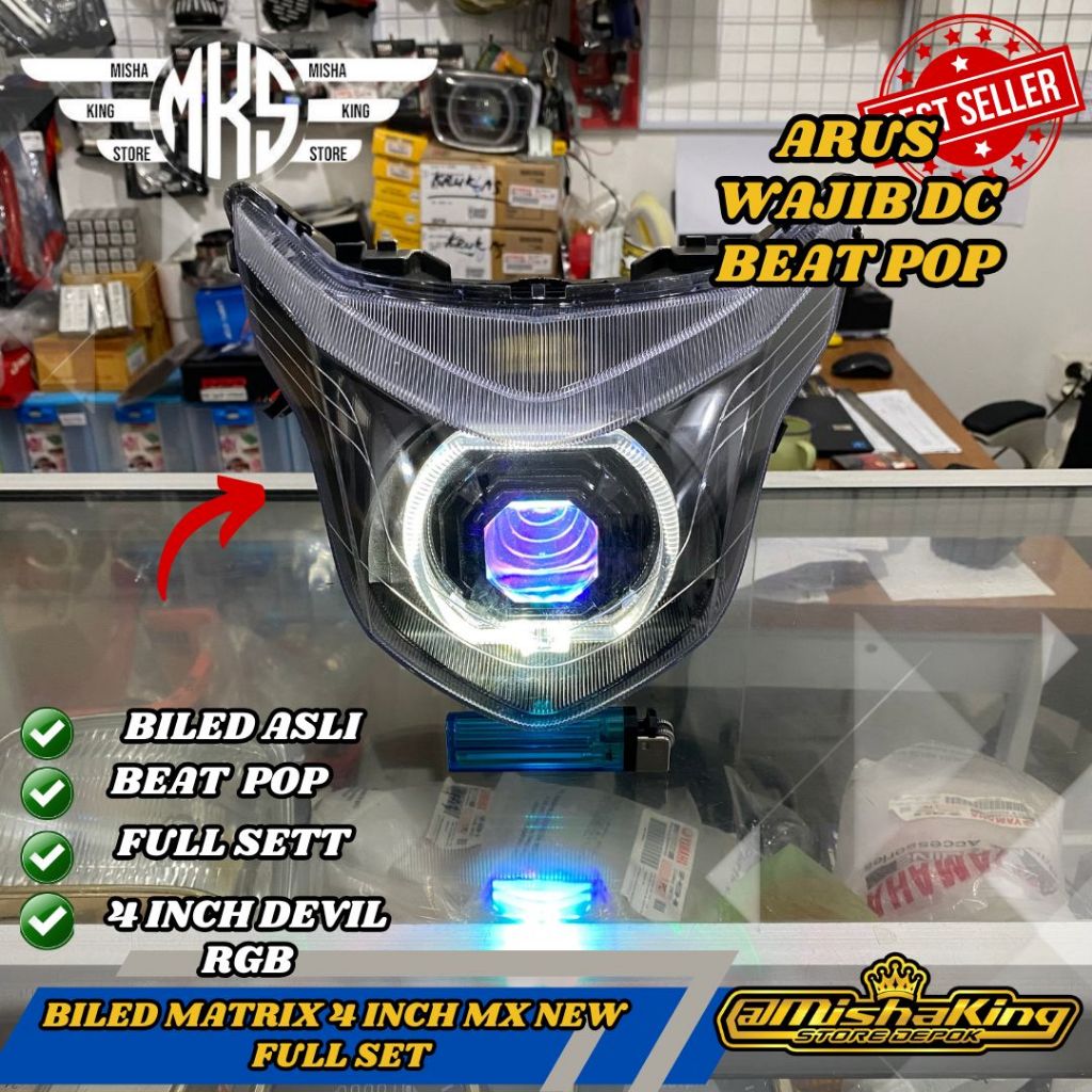 BEAT POP MATRIX BILED LIGHTS X1 4 IN RGB FULL SET | Shopee Philippines