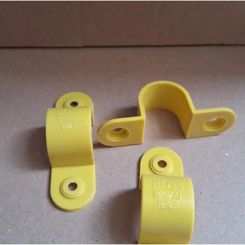 20mm yellow conduit pipe clamp, brand-boss | Shopee Philippines