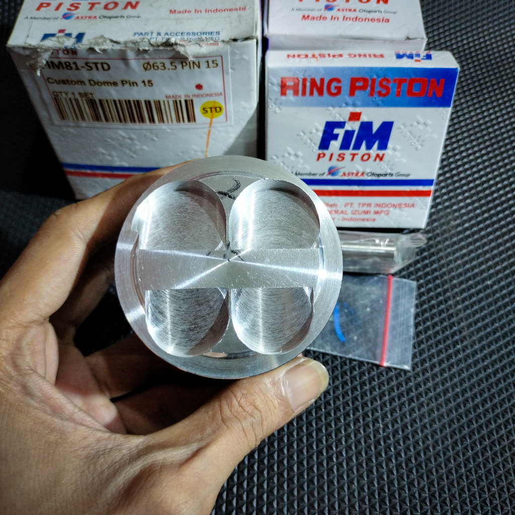 PISTON SEHER FIM 63,5 PEN PIN 15 ALREADY PRESSURE AND VALVE COAK ...
