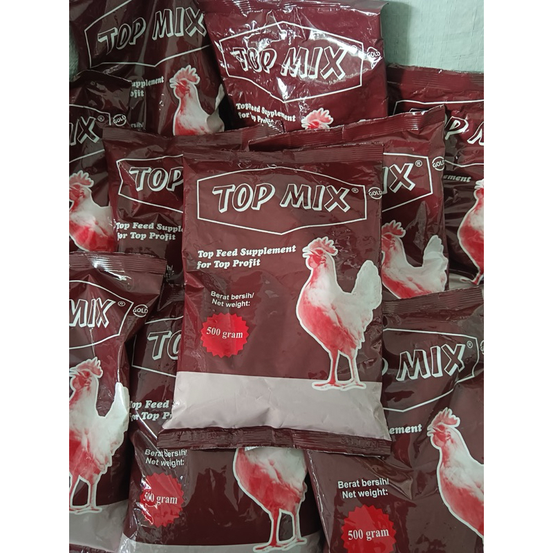 Top Mix Feed Supplement for Quail Chickens, Ducks, Laying & Broiler ...