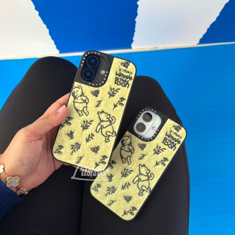 NEW Pooh Yellow Black Plated Case (11 12 13 14 15 16 PRO PROMAX ...