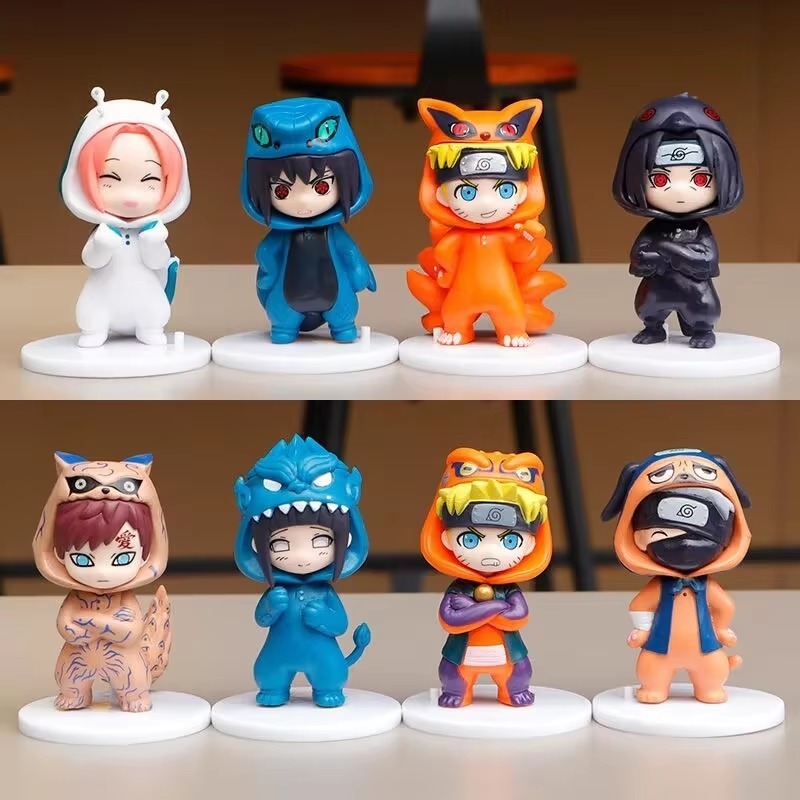 Naruto Pajamas Biju Action Figure Set 8pcs | Shopee Philippines