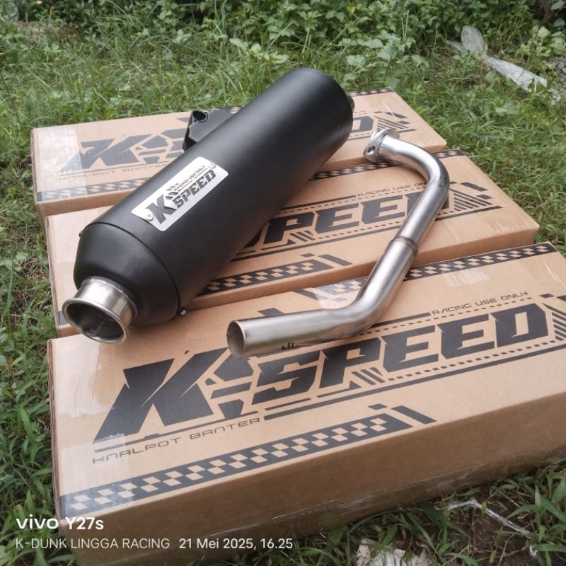 Standard Racing Type Luster V2 Exhaust Original K-speed For Beat Deluxe ...