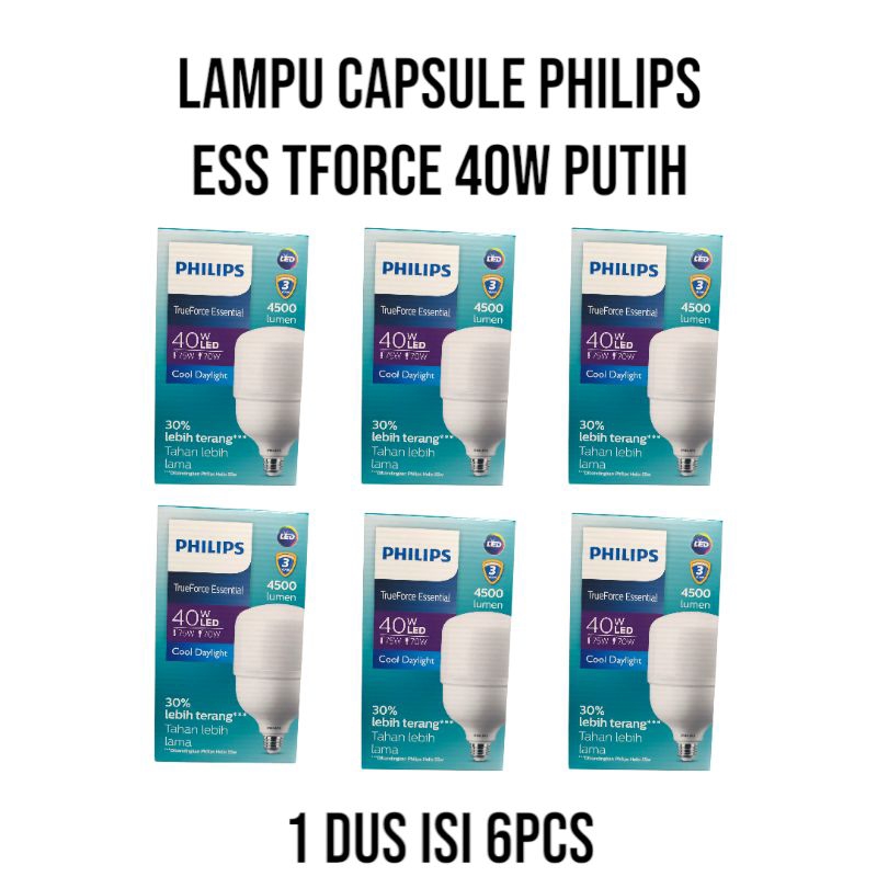 Philips essential trueforce 40 watt t bulb capsule lamp, package ...