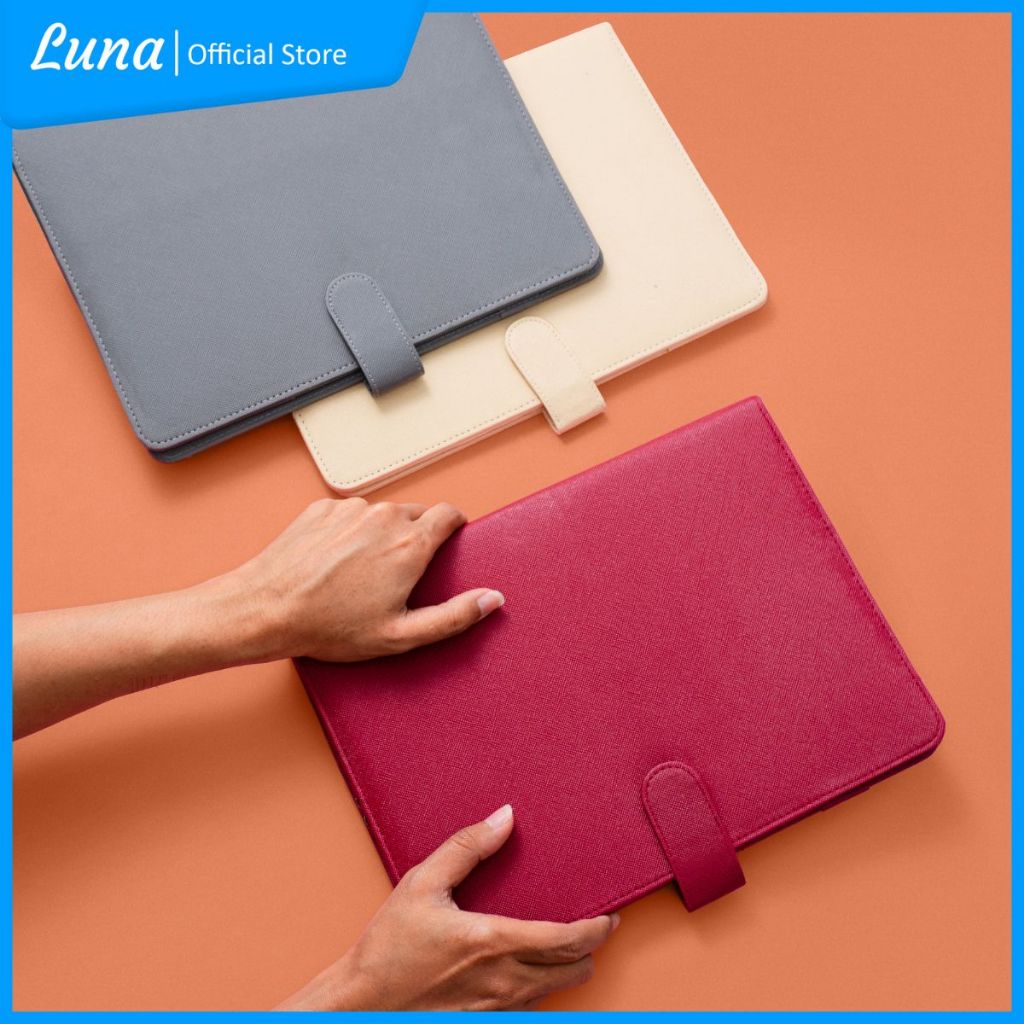 Binder B5 Plain 26 Rings Genuine Leather PU Leather Note Binder B5 26 ...