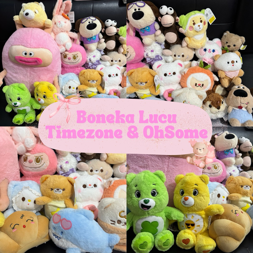 Timezone and Oh cute dolls!Some (CareBears, Blue Origin) | Shopee ...