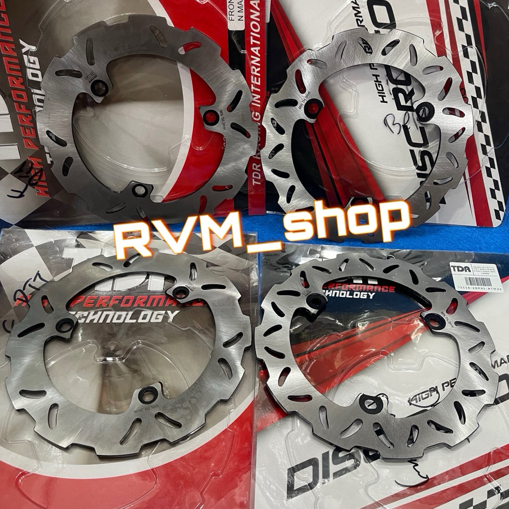 ORIGINAL THAILAND TDR RACING FRONT REAR DISC BRAKE SET 230MM NMAX OLD ...