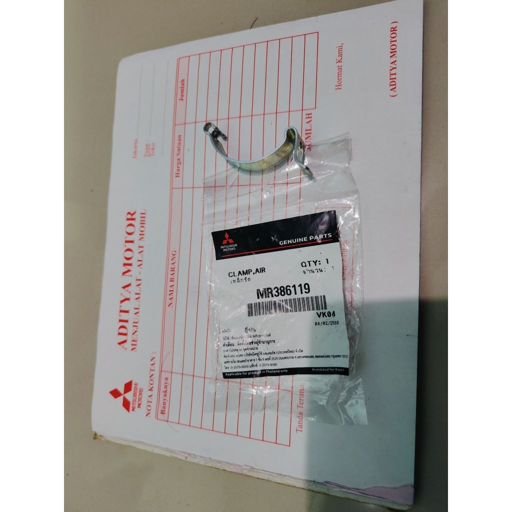 Air filter box clamp Mirage xpander grandis Pajero sport Triton all new ...