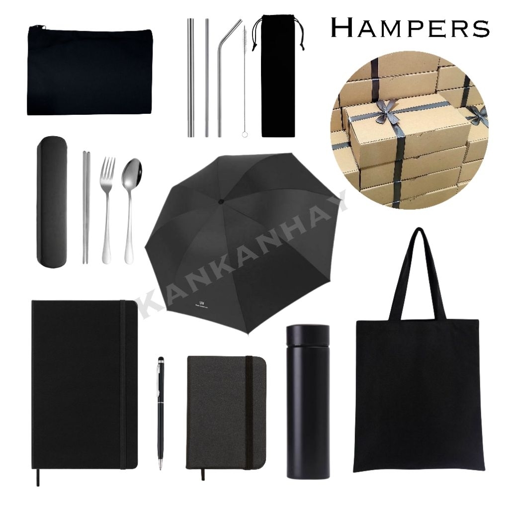 HAMPERS GIFT BOX GIFT SET PREMIUM NOTEBOOK TUMBLER UMBRELLA BIRTHDAY ...