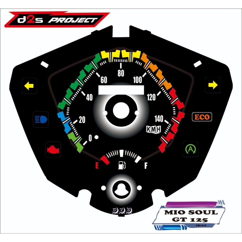 Yamaha MIO SOUL GT 125 Speedometer Panel | Shopee Philippines