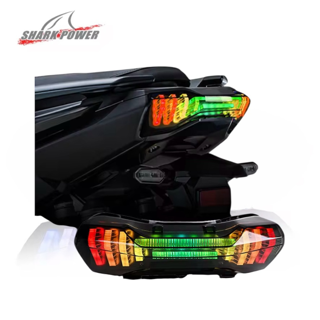 Lazy ADV 150/160 Lazy slim stop light acrylic frame shark power RGB ...