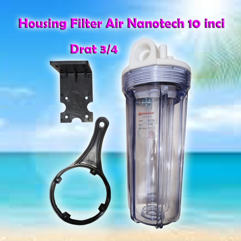 HOUSING / NANOTECH WATER FILTER HOUSE SIZE 10 INCH 3/4 DRAFTS SUITABLE ...