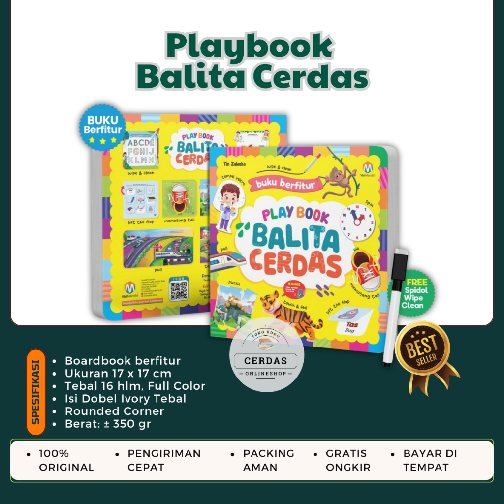 Smart Toddler Playbook | Activity Book for Children Aged 1–3 Years ...