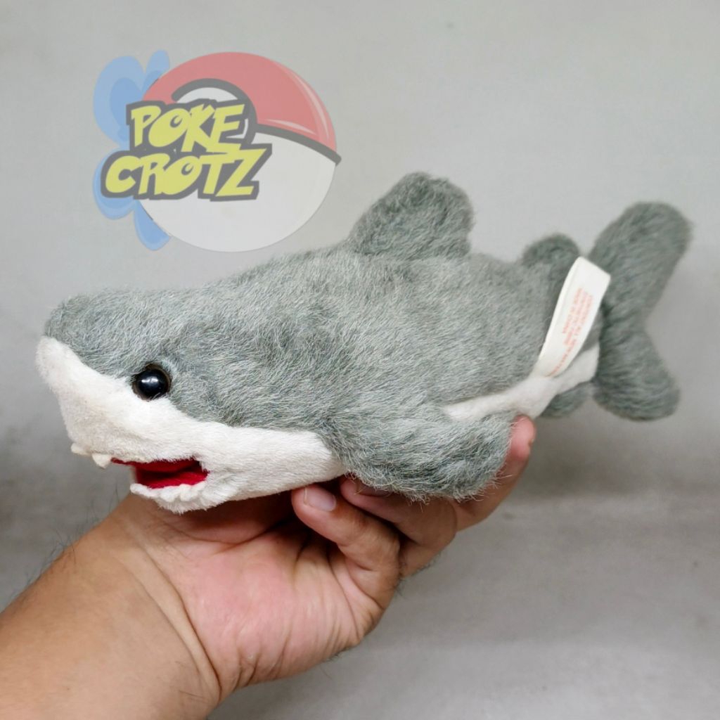 Mini Great White Shark Stuffed Animal harwil plush 23cm | Shopee ...