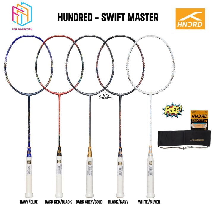 HUNDRED SWIFT MASTER Badminton Racket (HEAD HEAVY - JAPAN MADE GRAPHITE ...