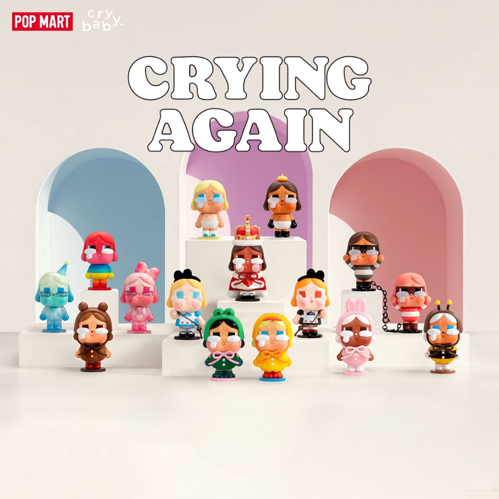 Pop Mart Crybaby Crying Again Figure Blind Box Keychain | Shopee ...