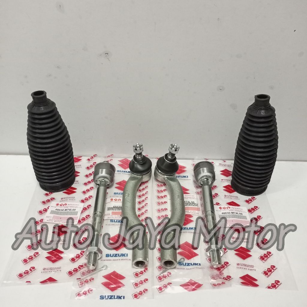 Tie Rod Package + Long Tie Rod Rack End + Boot Steering Rack Ertiga ...