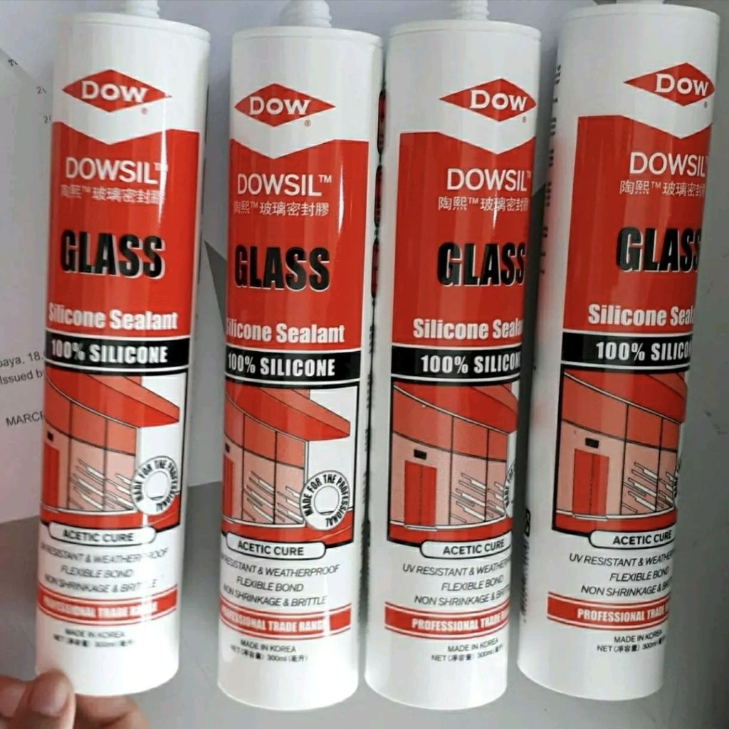 Dowsil Glass Silicon Sealant Glue Dow Corning White Clear Grey Vegas | Shopee Philippines