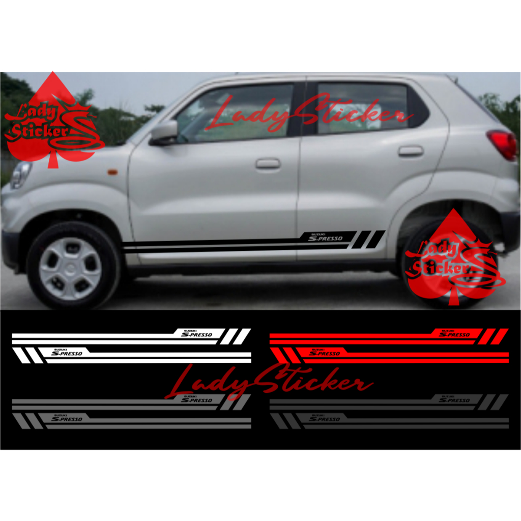 Cutting s presso car stickers suzuki s presso car stickers | Shopee ...