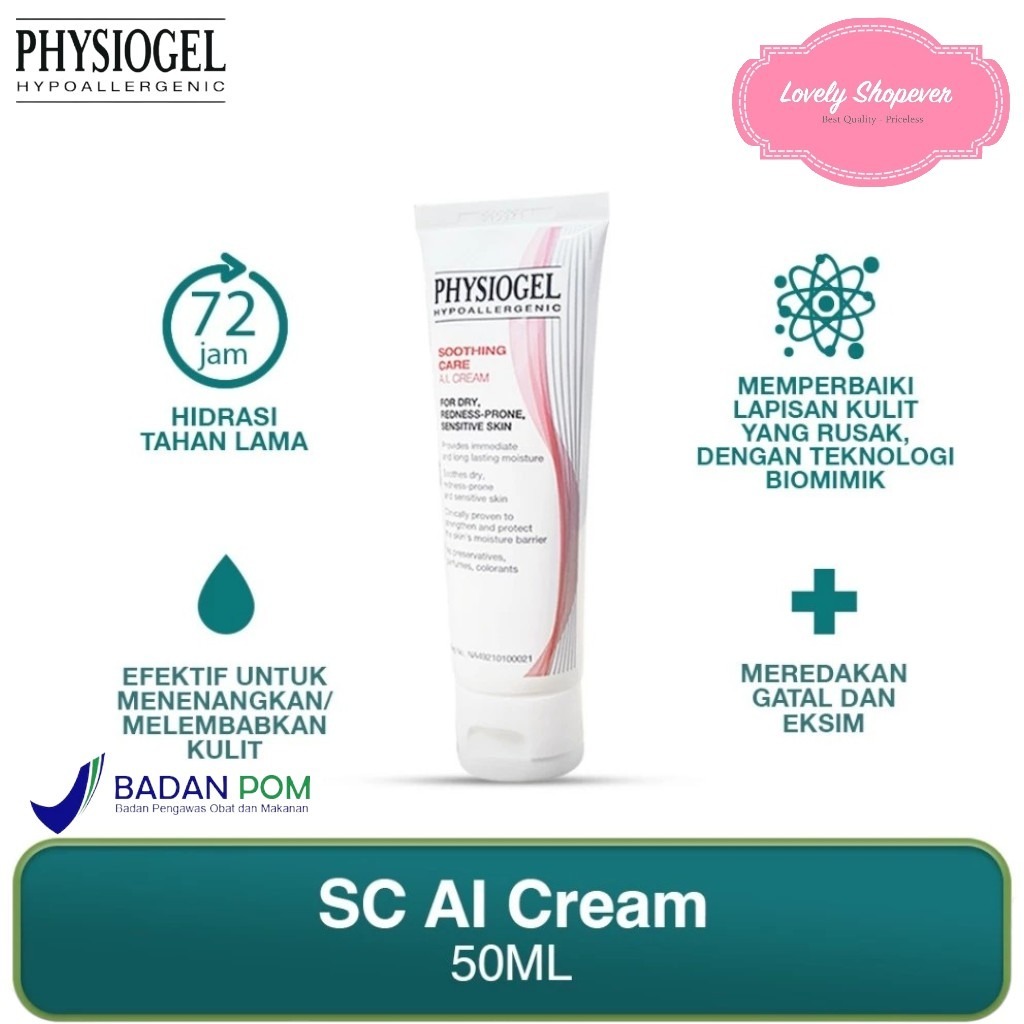 Physiogel AI Cream AI Soothing Care SC AI Cream 50 mL 50ML | Shopee ...