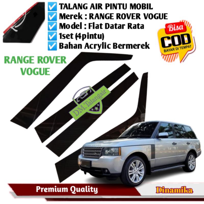 Range Rover Vogue 2003-2011 Premium Quality 4 door car water gutter ...