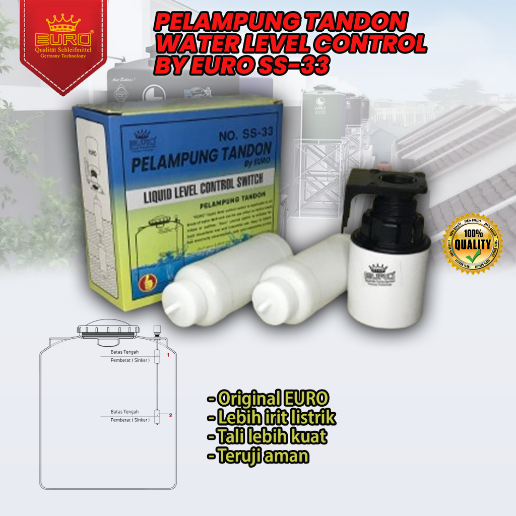 Tandon Water Radar Automatic Buoy BY EURO | Shopee Philippines