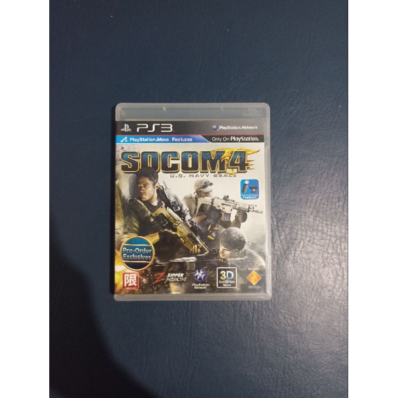 Ps3 Socom 4 Reg 3 English BD Cassette CD Game Playstation Games ...