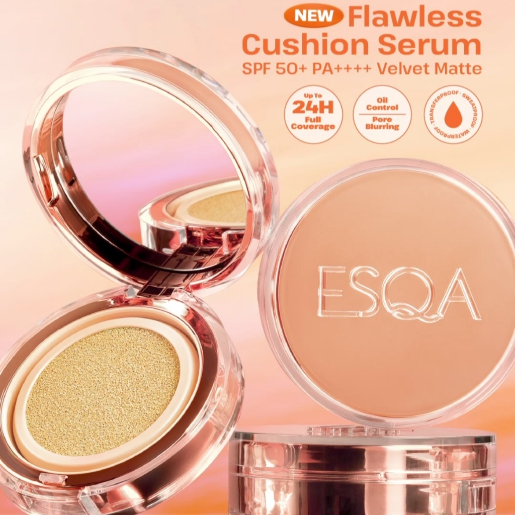 MEMEGI ESQA Flawless Cushion Serum SPF50 Pa+++ | Satin | Matte Velvet ...
