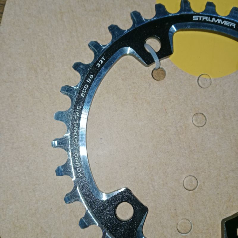 Chainring Strummer BCD 96 Asymmetric Round 32 T Black | Shopee Philippines