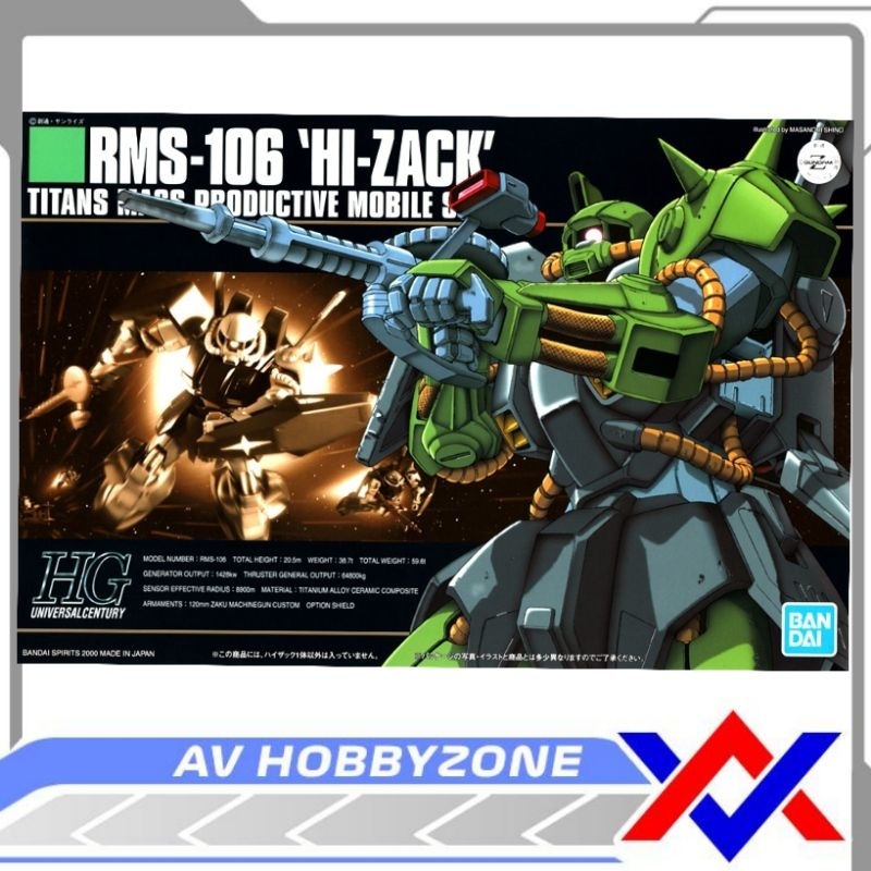 HG Gundam Hi Zack (1/144) Bandai | Shopee Philippines