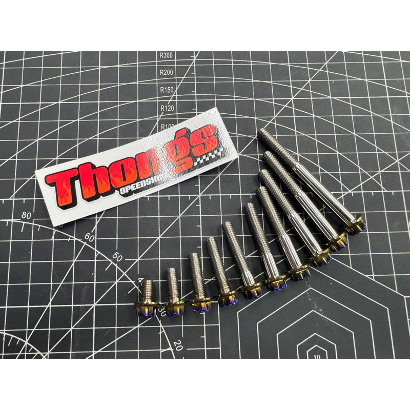 Titanium Bolts M6X10,15,20,25,30,35,40,45,50 It Salaya Thailand ...