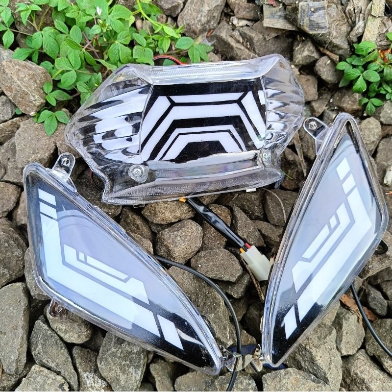 HITAM Mio Lazy Stop Lamp Set Best Quality Black Mio Lazy Sens | Shopee ...