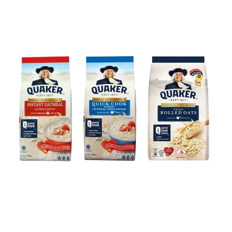 Quaker OAT INSTANT/QUICK COOK/ROLLED OATS 800GR | Shopee Philippines