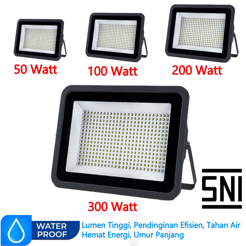 100 Watt Led Spotlight 50 200 300 Outdoor Waterproof Flood Light Led ...