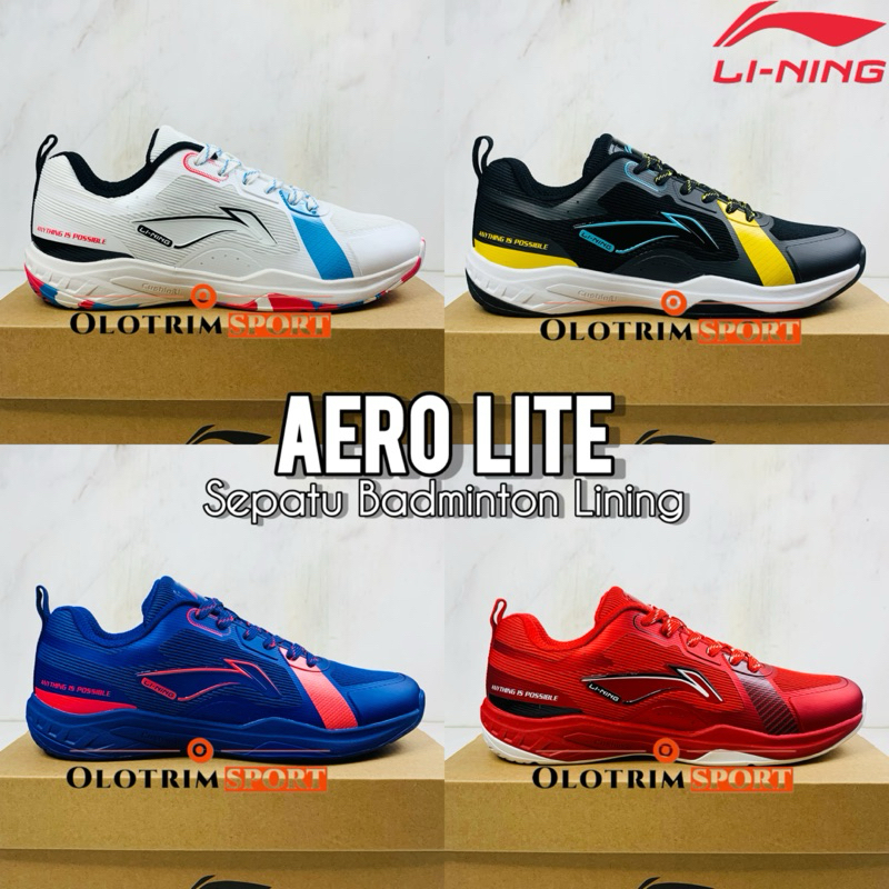 ORIGINAL LINING AERO LITE Badminton Shoes | Shopee Philippines