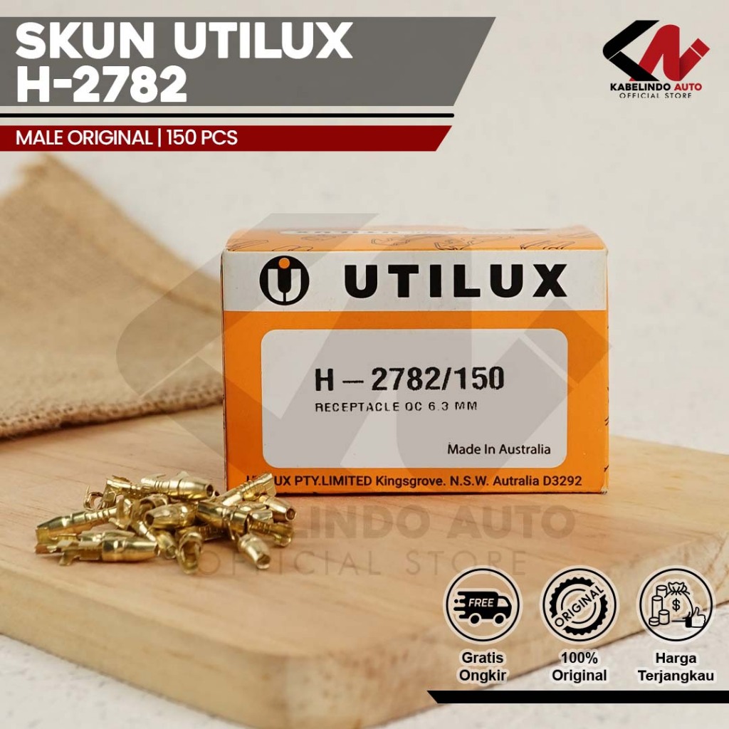 UTILUX H2782 Round Male Terminal Skun / Original Male Connector ...