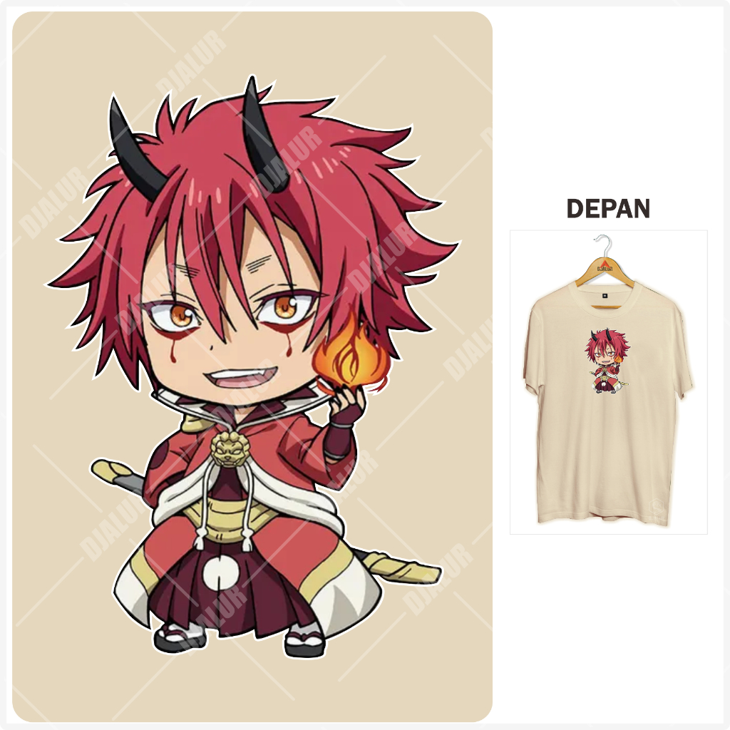 Benimaru Rimuru Tempest Tensei Shitara Slime Datta Ken T-shirt Anime ...