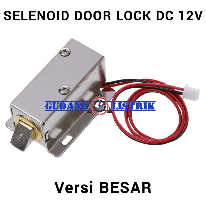 Selenoid Door Lock DC 12 Volt Magnetic Electric Lock Arduino Lock Valve ...