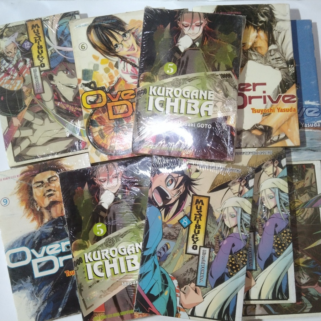 Over Drive Comics - Kurogane Ichiba - Mushibugyo (Elex Media) | Shopee ...