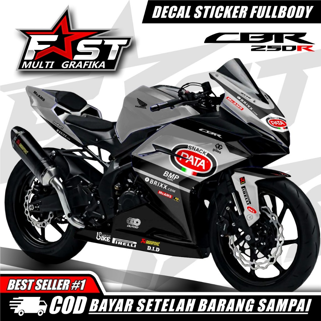 Honda cbr 250 RR Striping Decal / cbr 250 Motorcycle Sticker Pata Moto ...