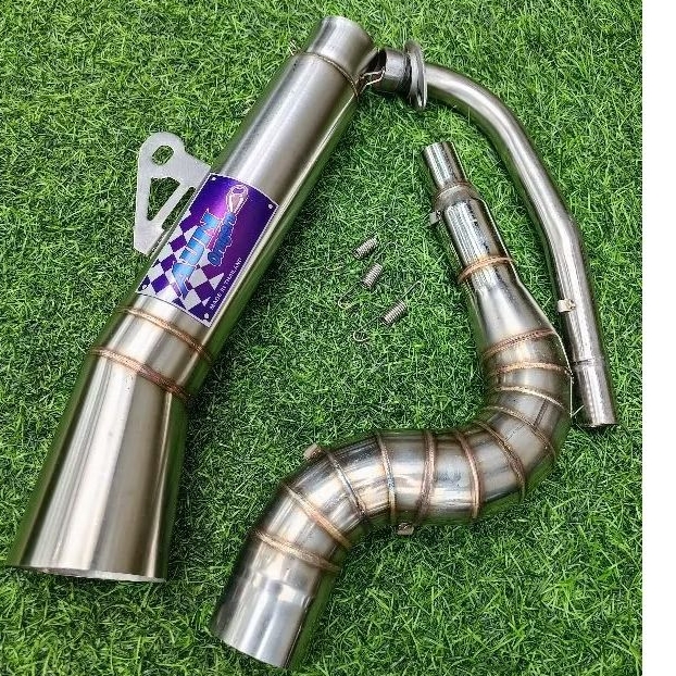 Aun Pipe canister conical open specs exhaust pipe for Wave 125 Xrm 110/ ...