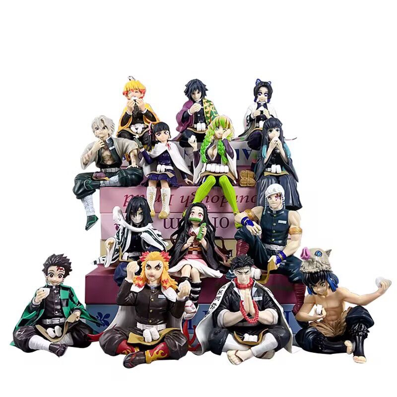 Action Figure Demon Slayer Car Dashboard Cake Topping Kimetsu No Yaiba ...