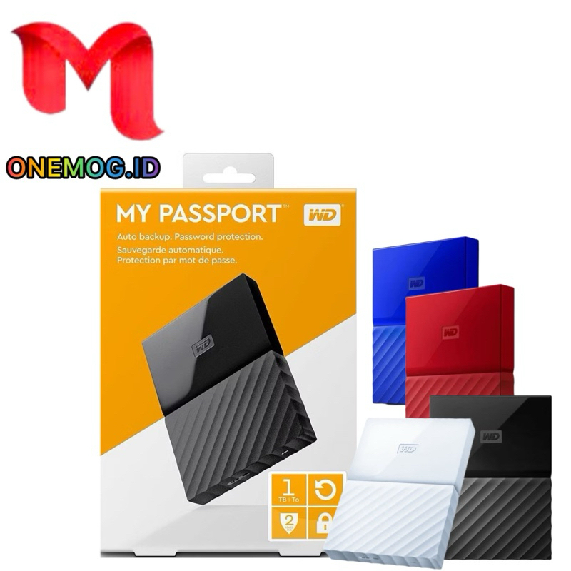 Wd My Passport 1TB 500GB - HDD / HD / Hard Disk / External Hard Disk WD ...