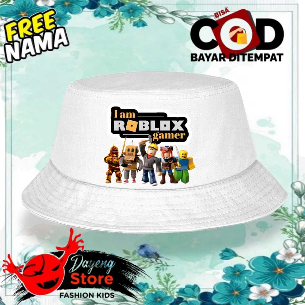 Custom CHILDREN'S BUCKET HAT ROBLOX I'M ROBLOX GAMER BUCKET BOYS GIRLS ...