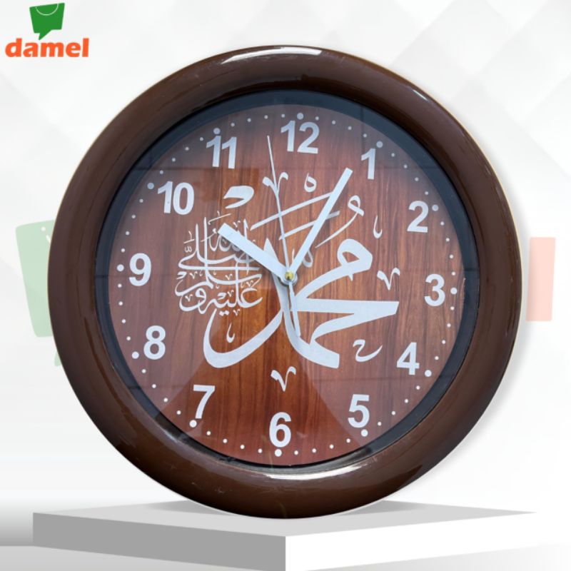 MINIMALIST CALLIGRAPHY WALL CLOCK DIAMETER 30CM | Shopee Philippines