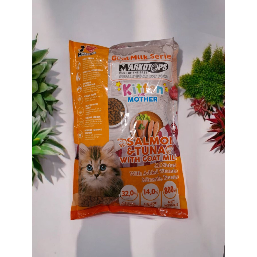 Markotops Kitten Dryfood - Salmon & Tuna Flavored Dry Cat Food With ...